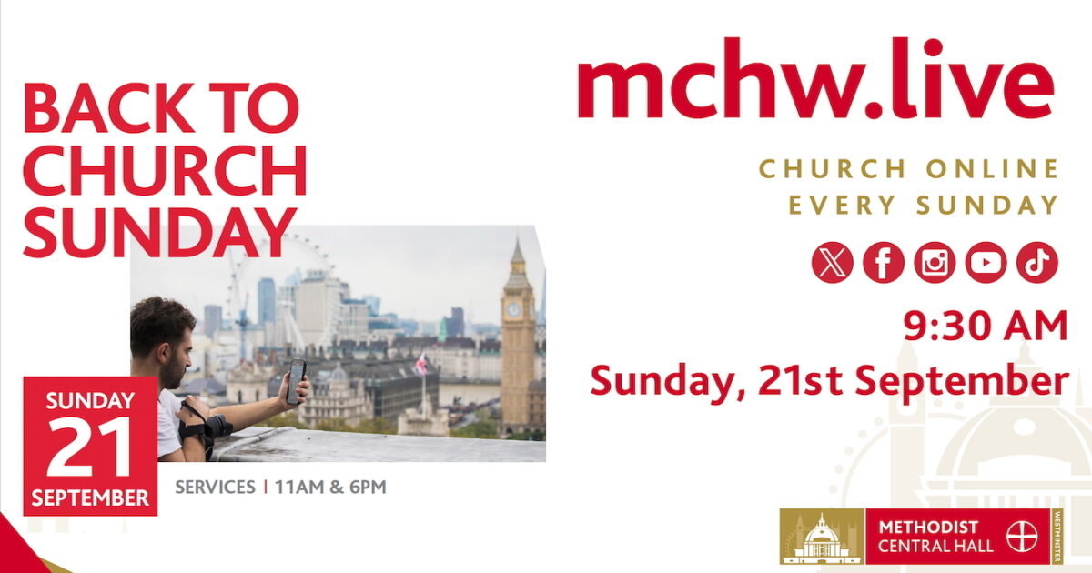 Church Online Every Sunday - Morning Worship from MCHW - Methodist ...
