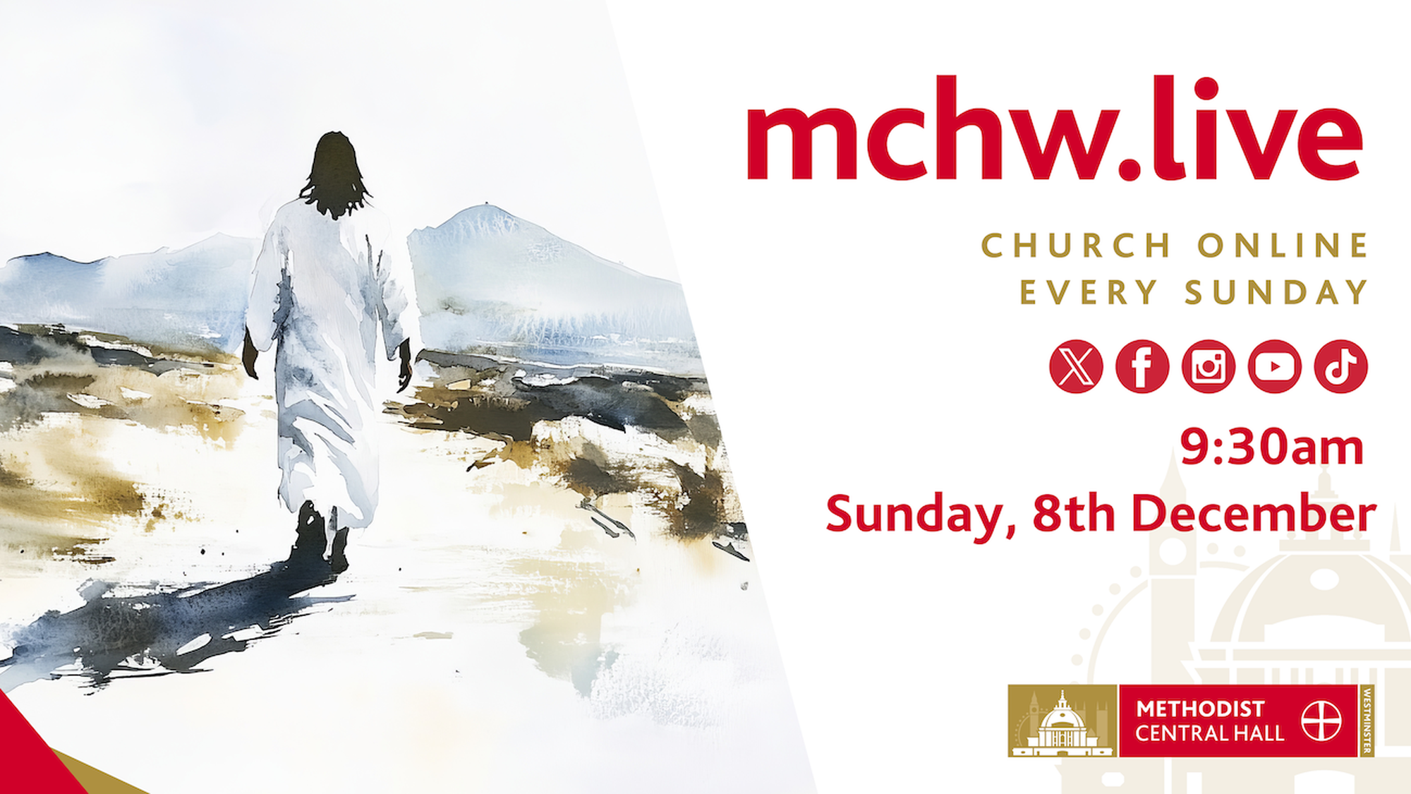 Church Online Every Sunday - Morning Worship from MCHW - Methodist Central Hall